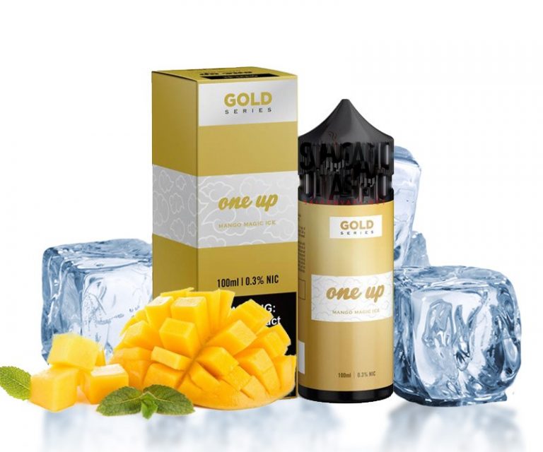 Mango Magic Ice – Gold By One Up Vapor 100ML – BIGVAPORPK
