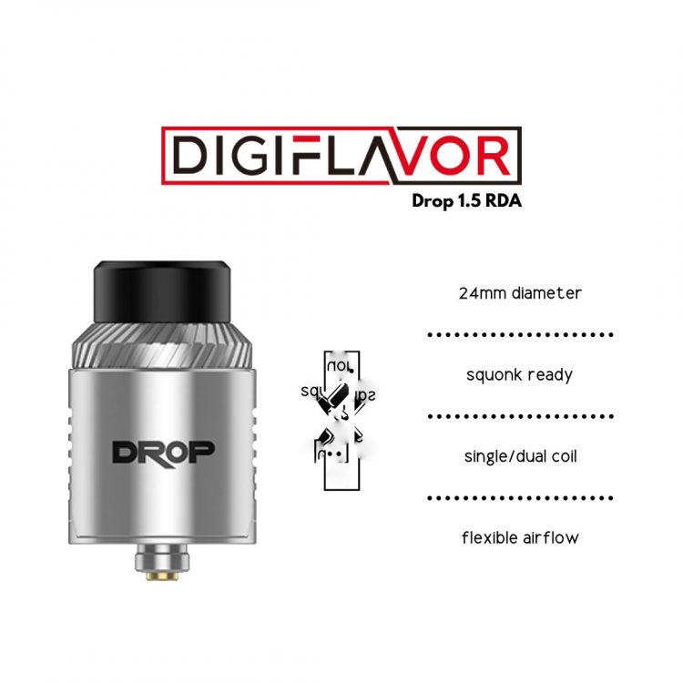 DIGIFLAVOR DROP V1.5 24MM RDA PAKISTAN – BIGVAPORPK